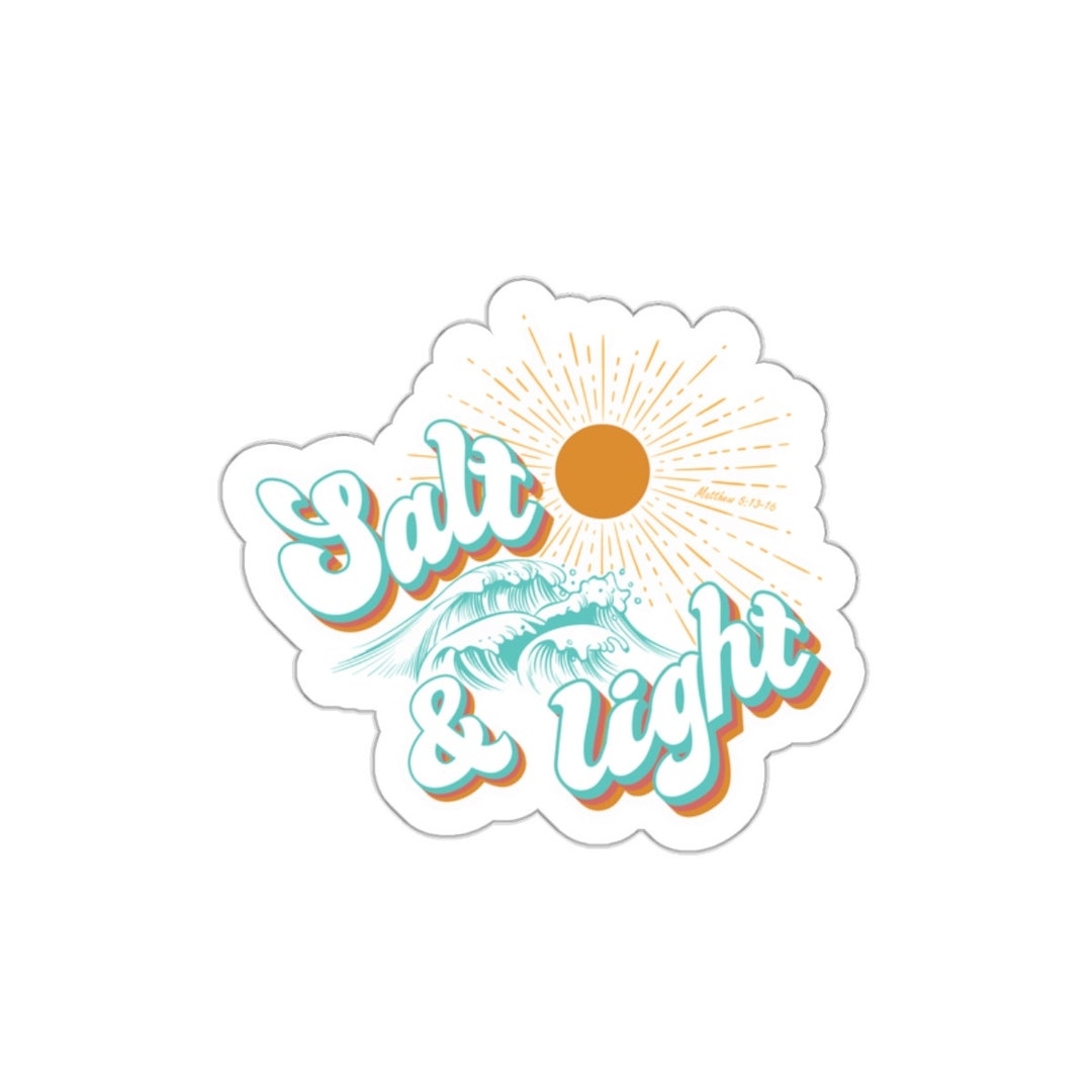 Salt and Light Bible Verse Vinyl Sticker - Etsy