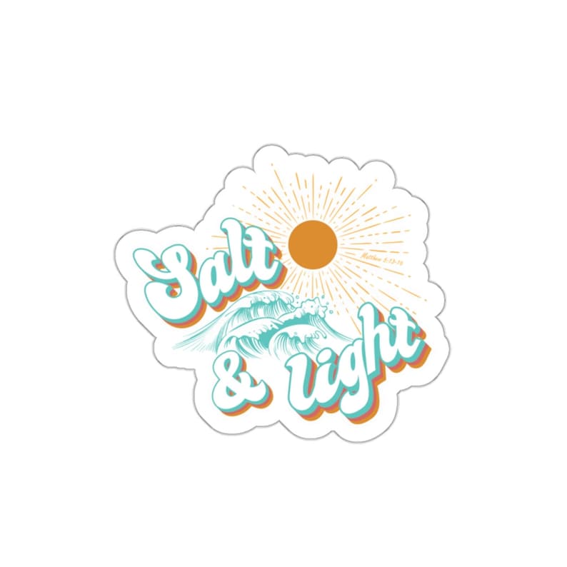 Salt and Light Bible Verse Vinyl Sticker - Etsy
