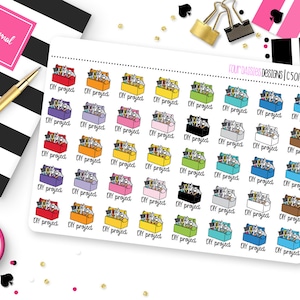40 DIY Project Planner Stickers for Erin Condren Life Planner - Etsy