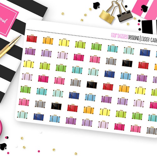 16 Coloring Box Planner Stickers for Erin Condren Life - Etsy