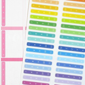 Custom Color Hourly Times Stickers for Erin Condren Life Planner, Plum ...