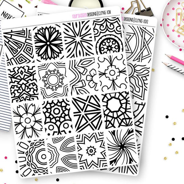 Stickers for Coloring - Etsy