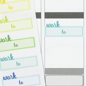 44 Work Schedule Planner Stickers for Erin Condren Life Planner, Plum ...