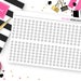 40 Full Box Checklist Strips Planner Stickers for Erin Condren Life ...