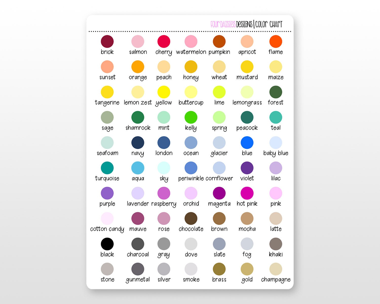 Custom Color Mini Event Stickers for Erin Condren Life Planner, Plum ...