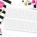 40 Full Box Checklist Strips Planner Stickers for Erin Condren Life ...