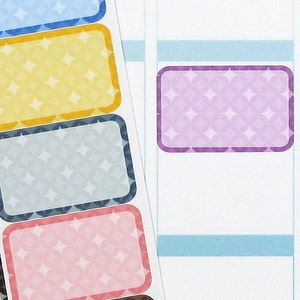 Midcentury Retro Circles Half Box Stickers for Erin Condren Life ...