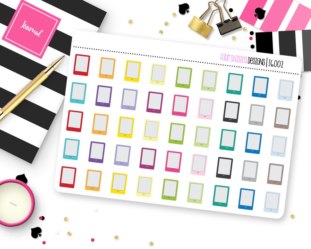 45 E-reader Planner Stickers for Erin Condren Life Planner, Plum Paper ...