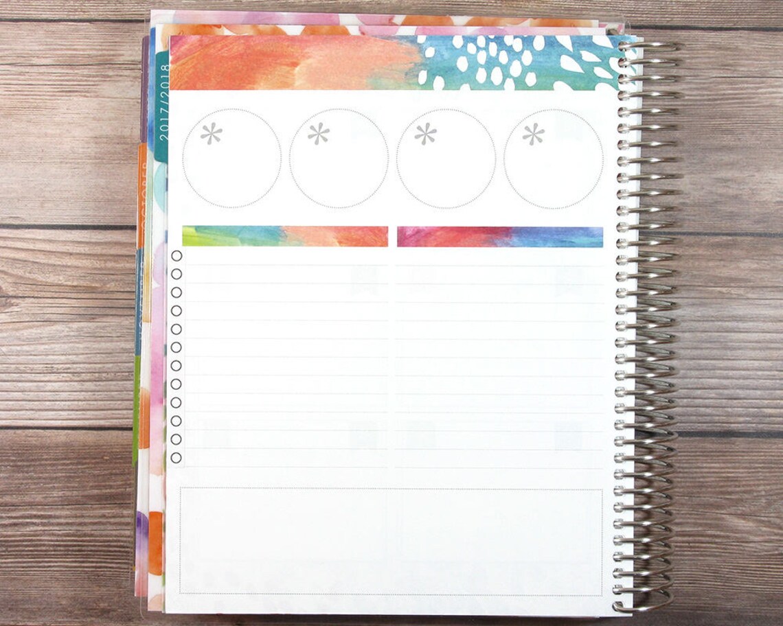 20 Notes Page Checklist Strips Planner Stickers for Erin - Etsy