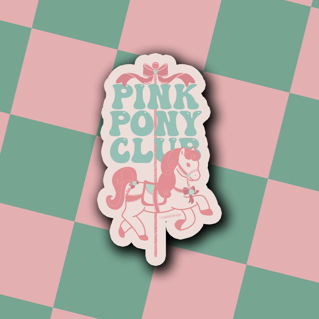 Chappell Roan Pink Pony Club Sticker - Free Shipping! - Etsy