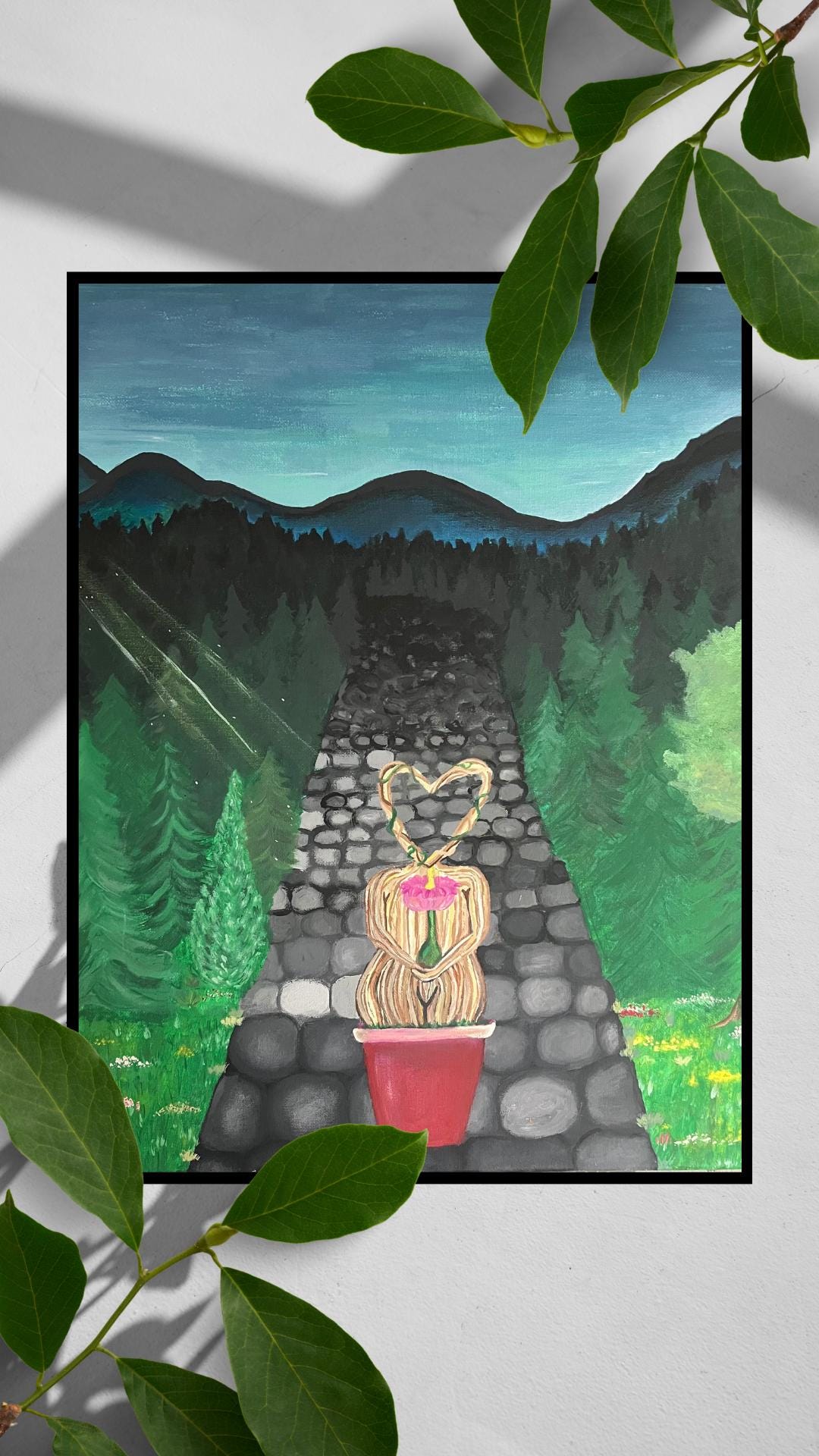 Nature Women Femininity Feminist Art Print, 8.5x11 Fertility Art Print ...