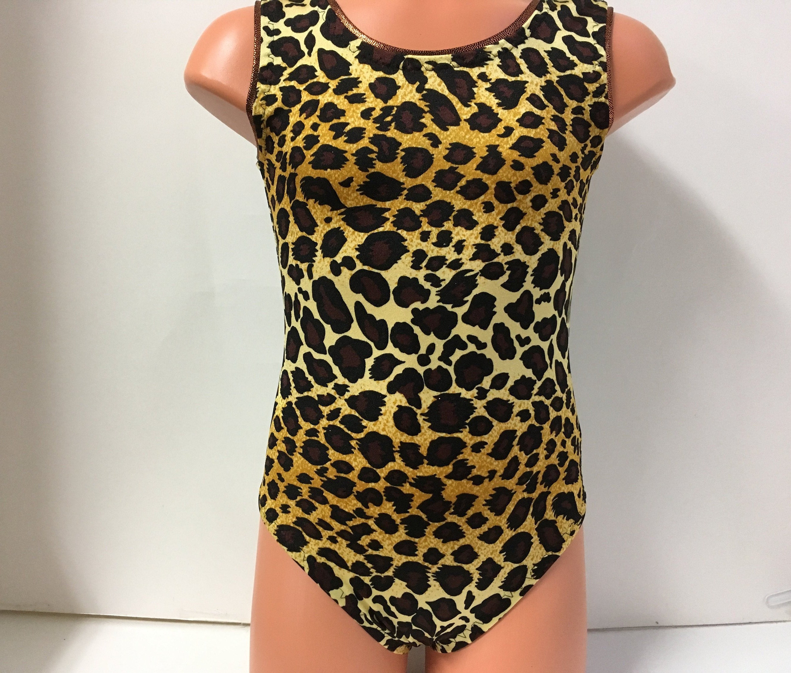 Gymnastics or Dance Leotard Leopard Print Sizes: Girls 2T | Etsy