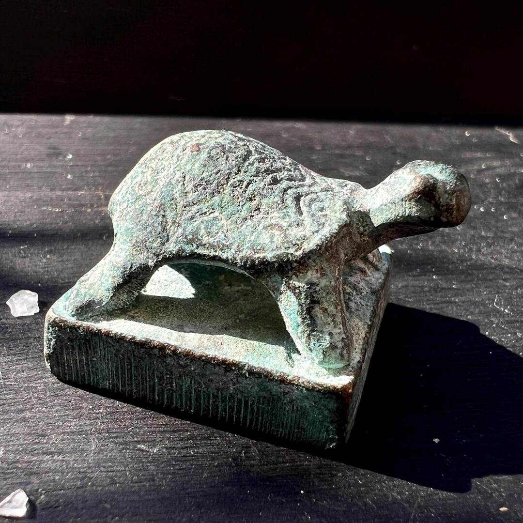 Bronze Turtle Seal/stamp | China | Lucky Charm - Etsy