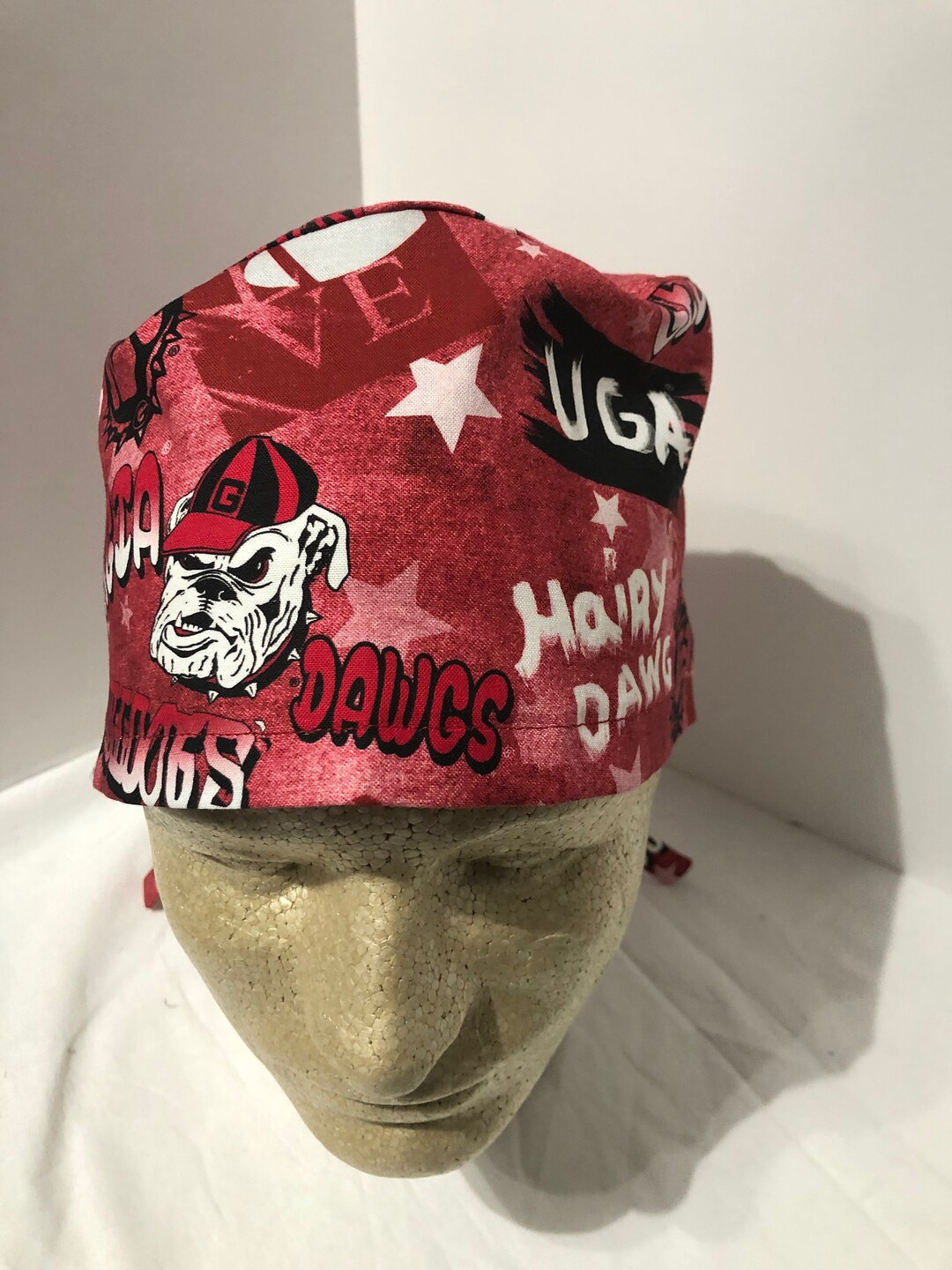 Graffiti UGA Surgical Scrub Cap - Etsy
