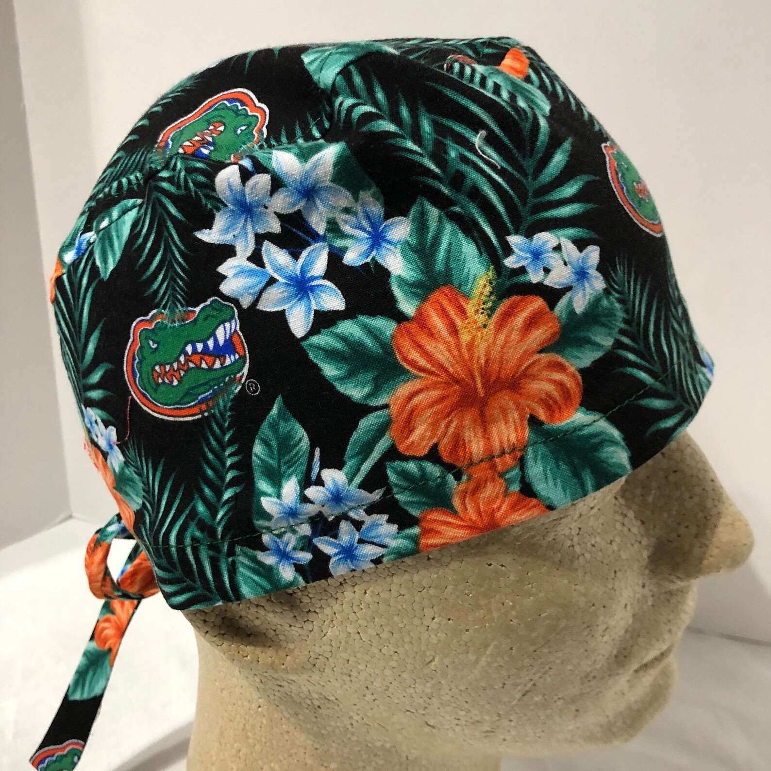 Tropical Gators Scrub Cap | Etsy