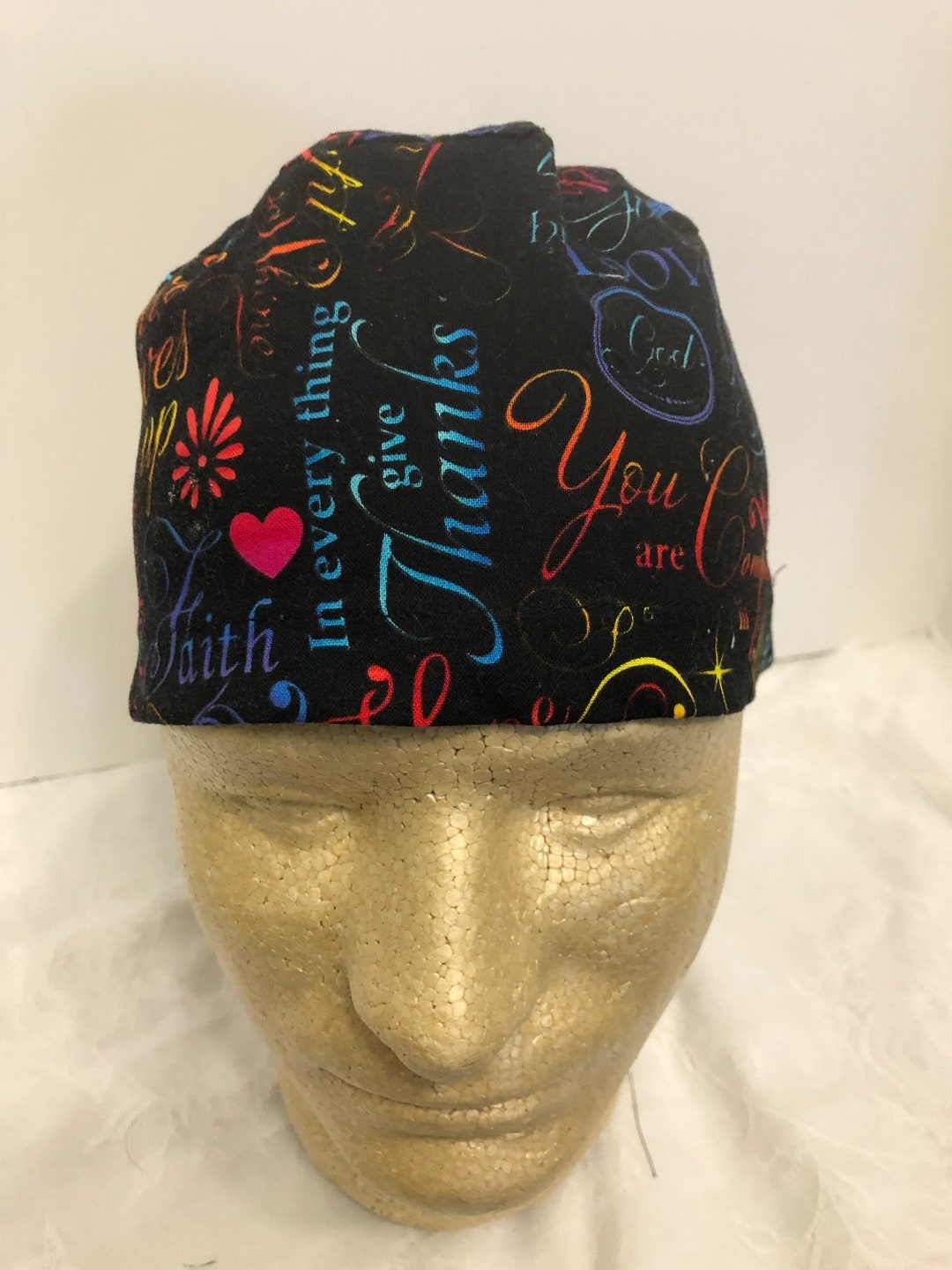 Words of Faith Surgical Scrub Cap - Etsy