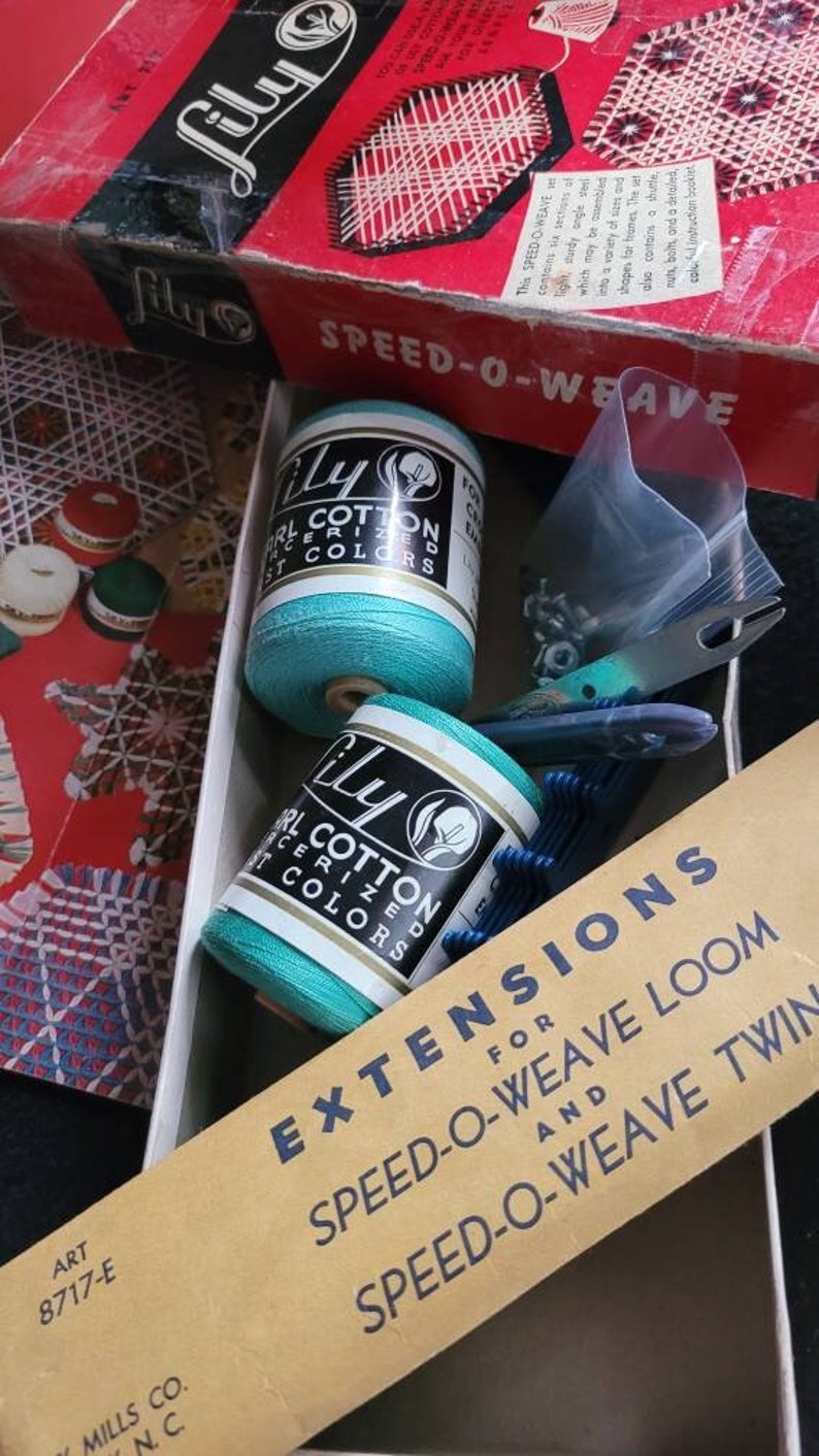 Lily Mills Speed-o-weave Set Extensions 2 Lily Pearl - Etsy