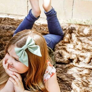 Pink & Yellow Daisy Sailor Bow, Big Sister Little Sister Matching Bows ...