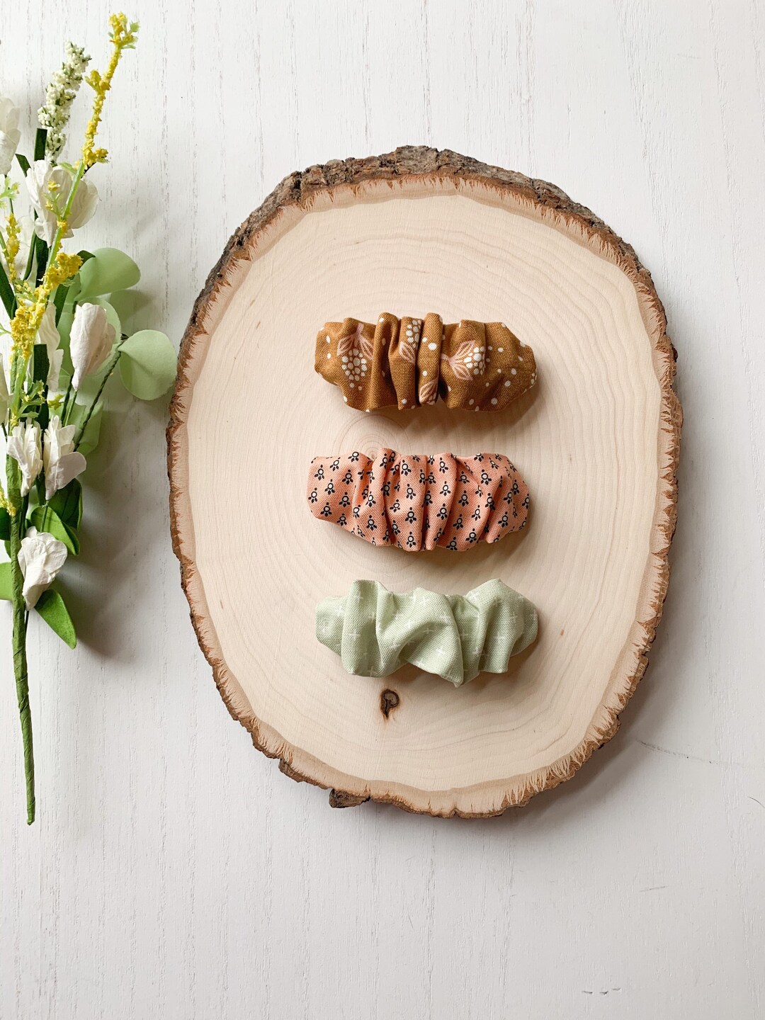 Sage French Barrette, Scrunchie French Barrette, French Barrette ...