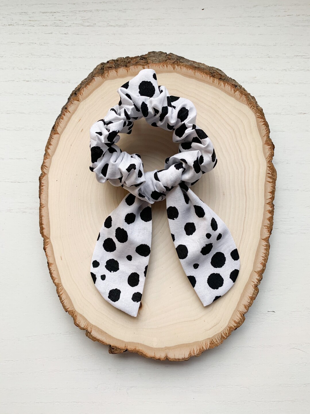 Cow Print Scrunchies Hair Scrunchie Hair Scrunchie Pony - Etsy
