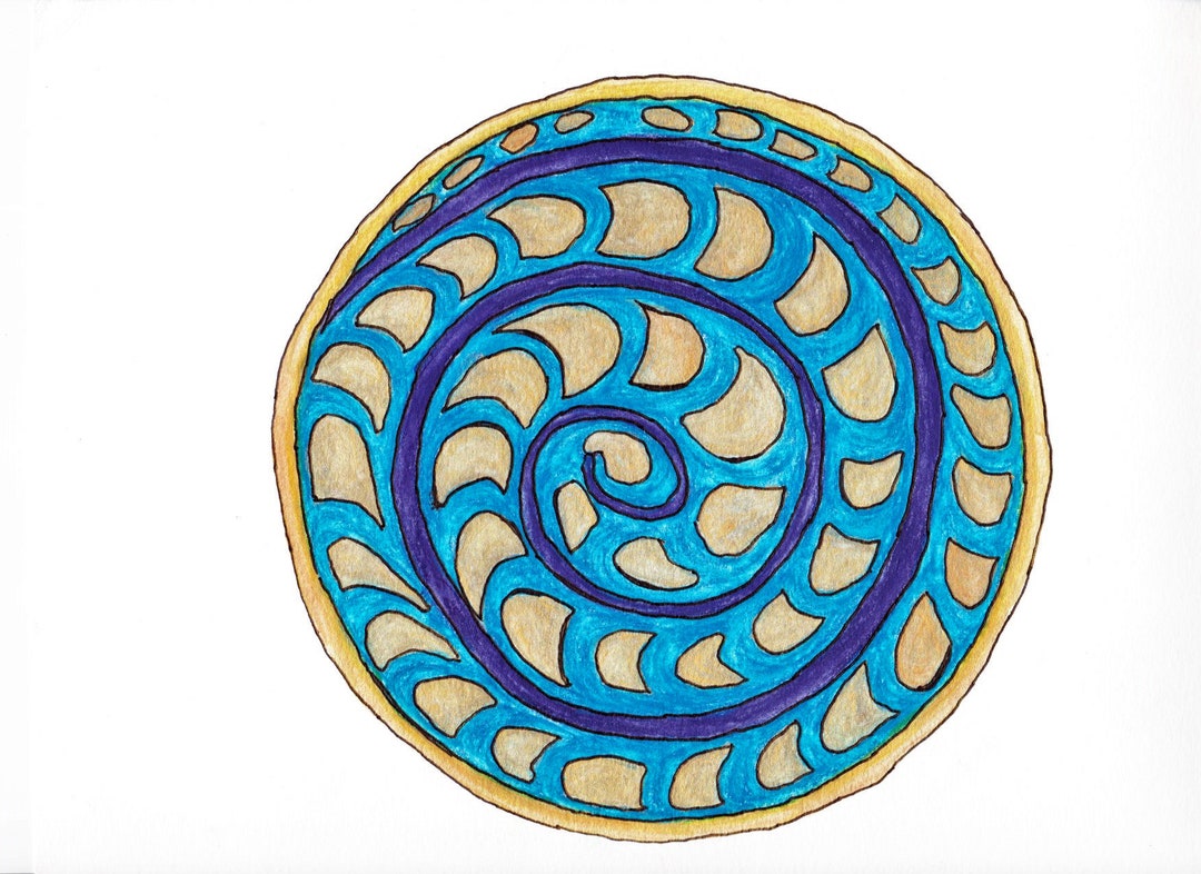Nautilus Mandala - Etsy
