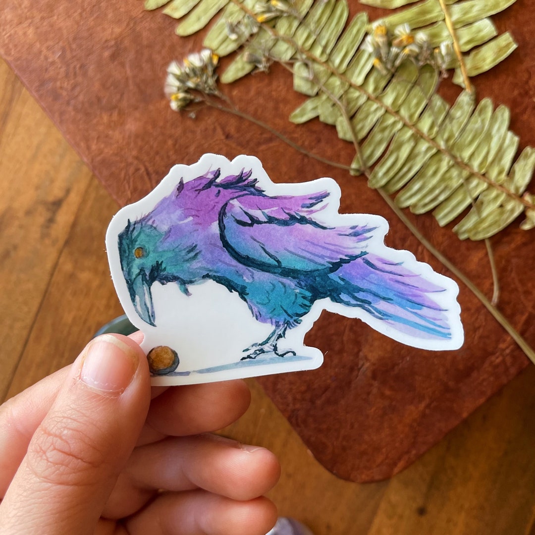 Raven & Treasure Sticker Laptop Decal Vinyl Sticker Decal - Etsy