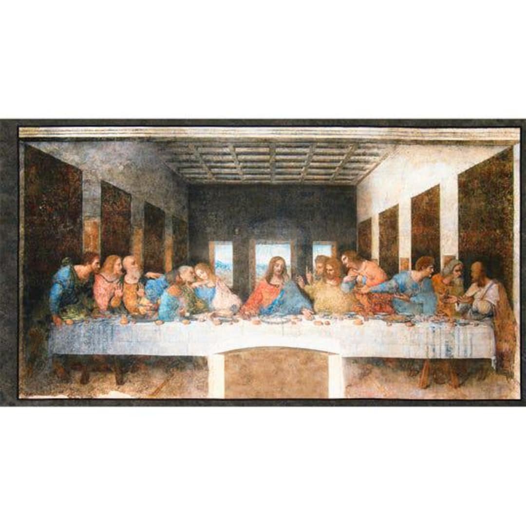 Leonardo Da Vinci Last Supper & Mona Lisa Fat Quarter Bundle by Robert ...