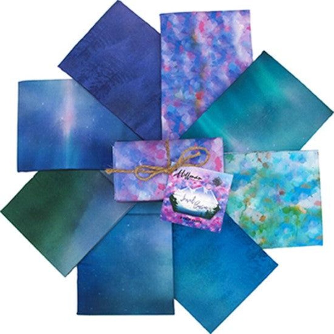 Jewel Basin’s Ombré Fabrics 8 Half Yard Cuts by Hoffman, Mrjbhalf-170 ...