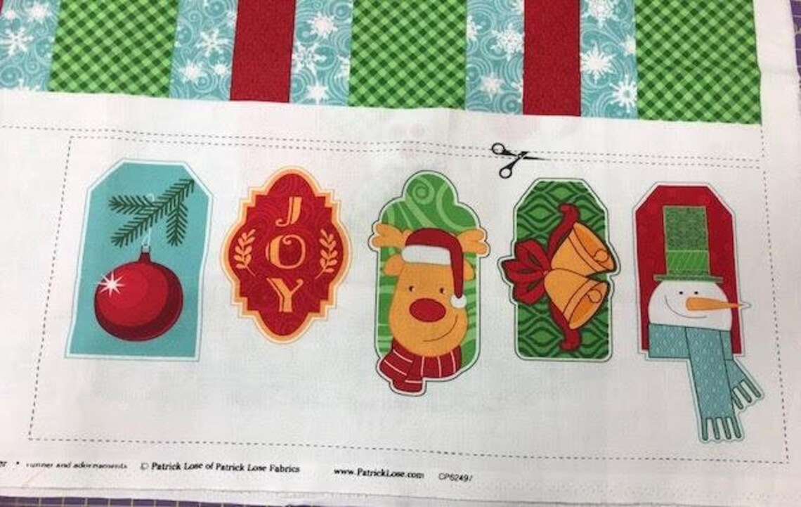 Christmas Cheer 36 x 44 panel runner Patrick | Etsy