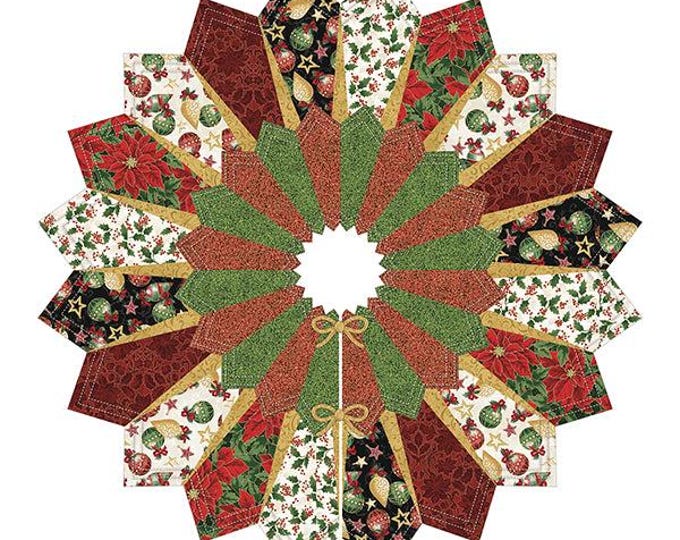 Queen Bee Quilt Kit Featuring Midnight in the Garden Moda Fabric by ...