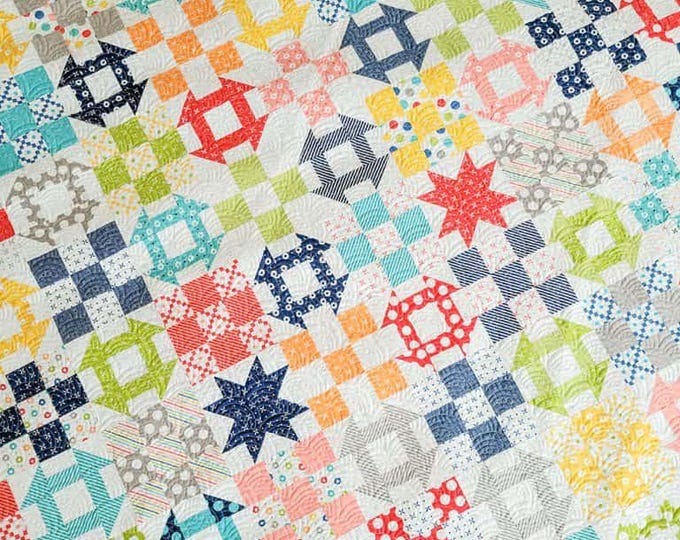 Queen Bee Quilt Kit Featuring Midnight in the Garden Moda Fabric by ...
