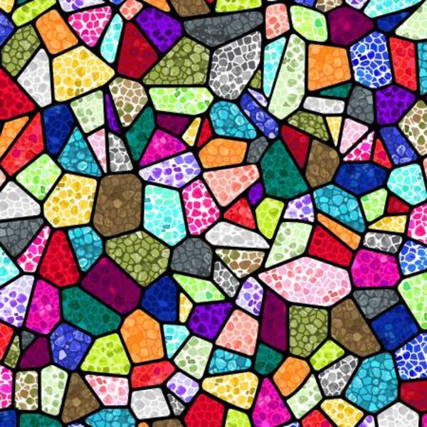 Stained Glass Fabric - Etsy