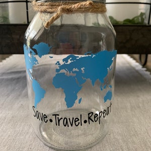 Travel Fund Jar - Etsy