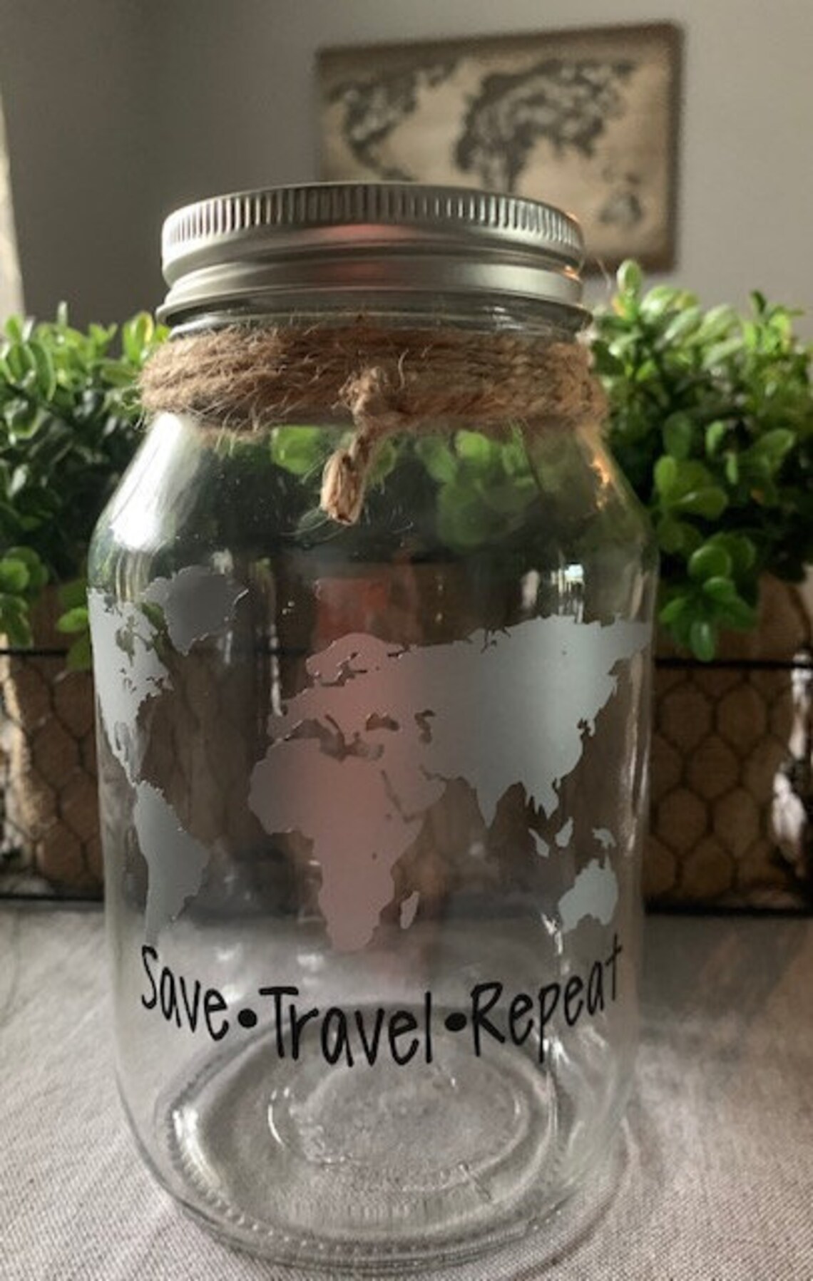 Travel Fund Jar - Etsy