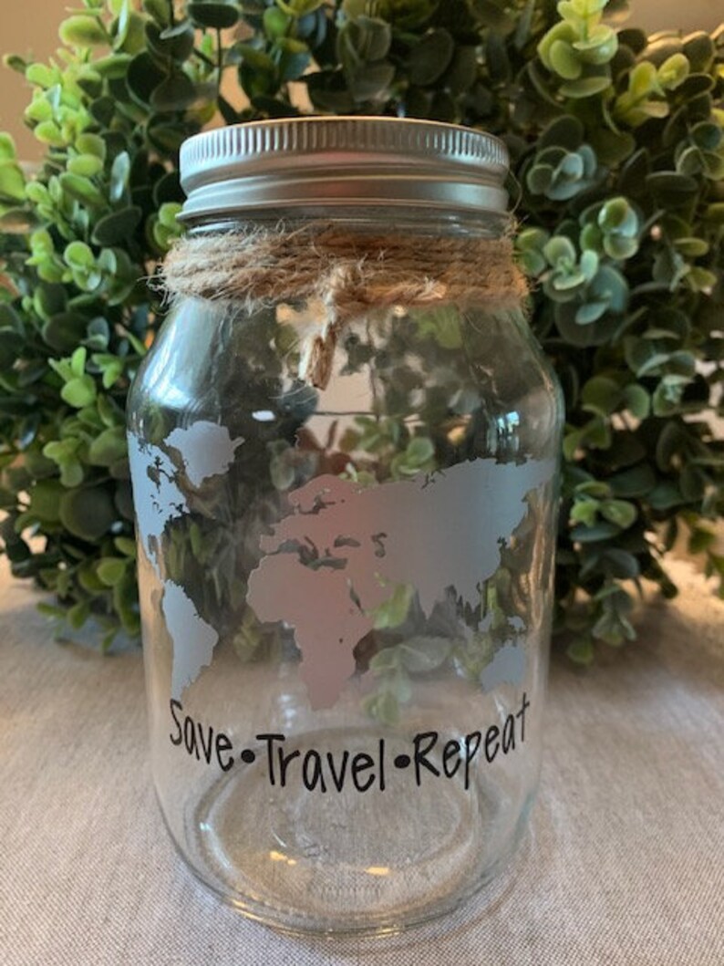 Travel Fund Jar - Etsy