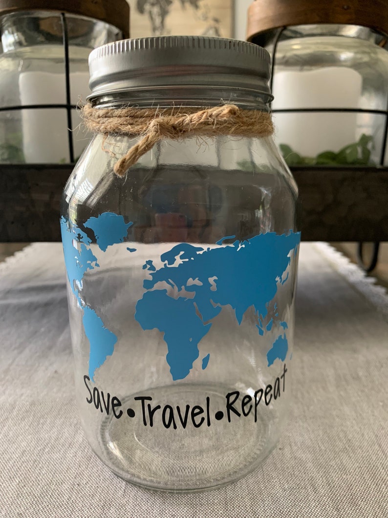 Travel Fund Jar - Etsy