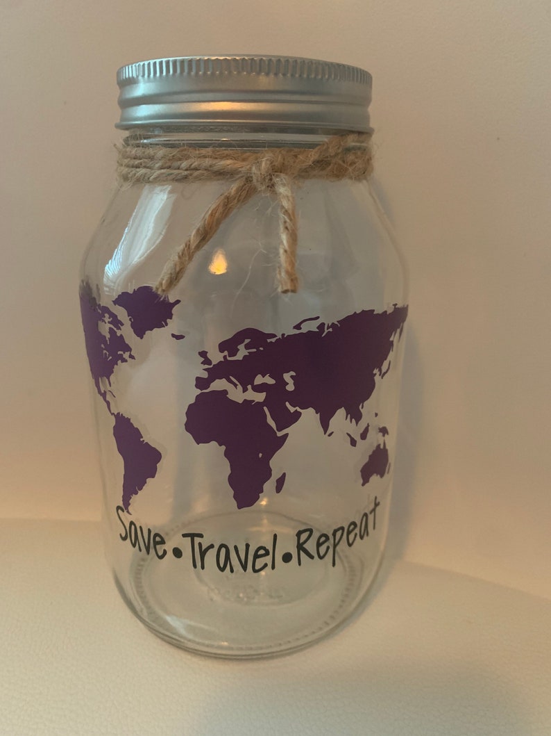 Travel Fund Jar - Etsy