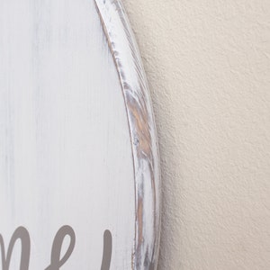 24 Inch Personalized Round Wood Name Sign Large Personalized - Etsy