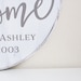 24 Inch Personalized Round Wood Name Sign Large Personalized - Etsy