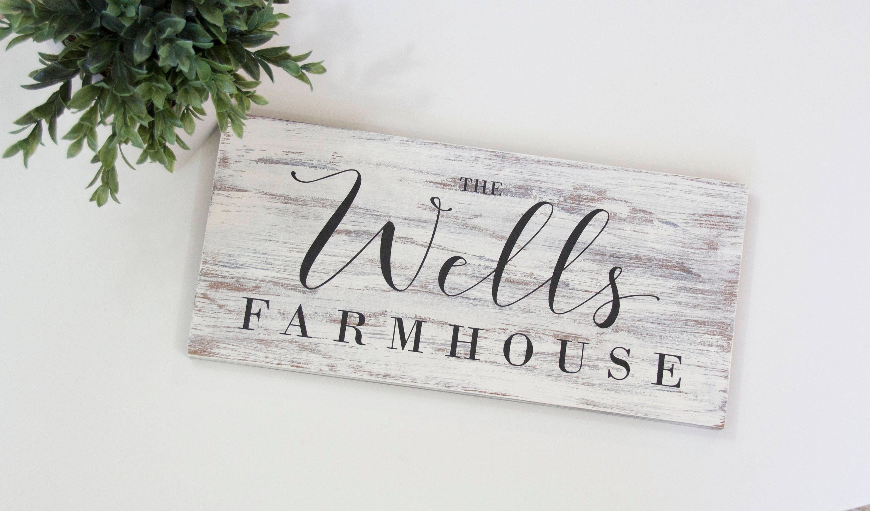 Personalized Name Sign Rustic Wooden Sign Family Name Sign - Etsy