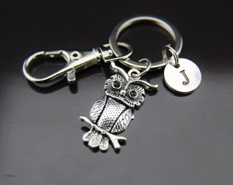 Owl keychain | Etsy