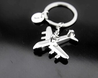 Airplane keychain | Etsy