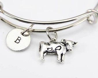 Cow bracelet | Etsy