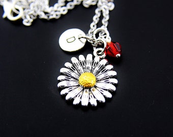 Daisy necklace | Etsy