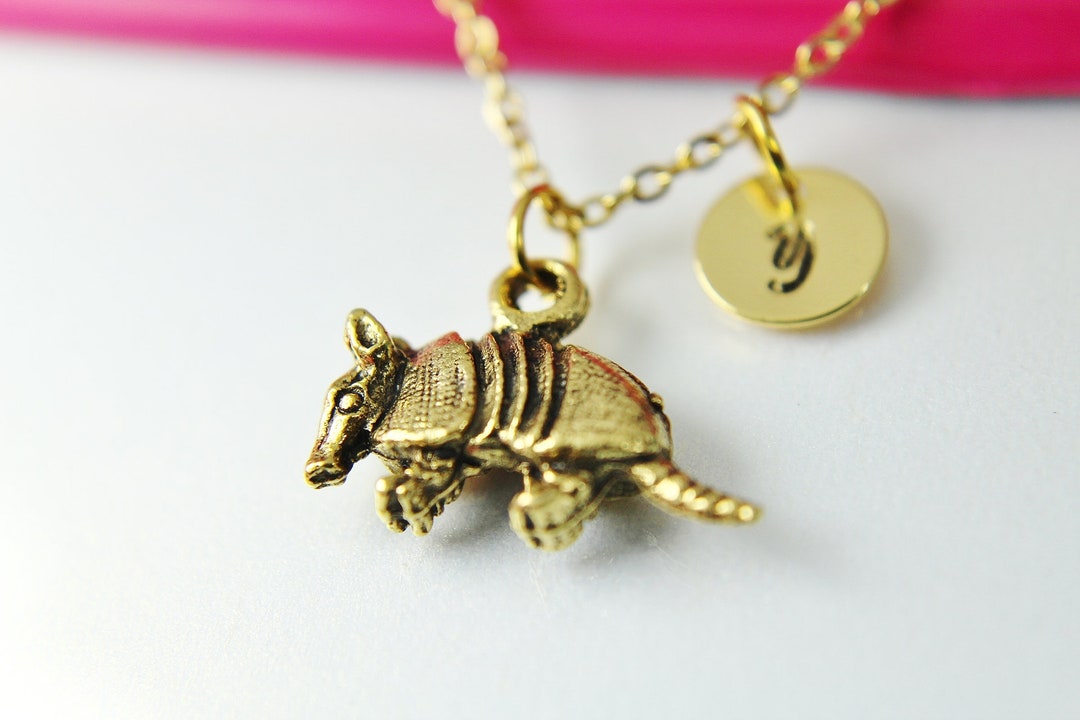 Best Christmas Gift Armadillo Necklace Armadillo Bead Charm - Etsy