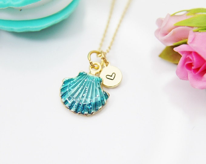 Seashell Charm Necklace, Fantasy Mermaid Shell Charm, Sea Shell Charm ...