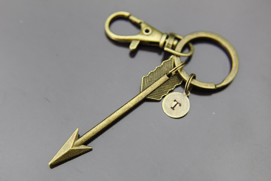 Bronze Arrow Pendant Sagittarius Keychain Archery Jewelry - Etsy