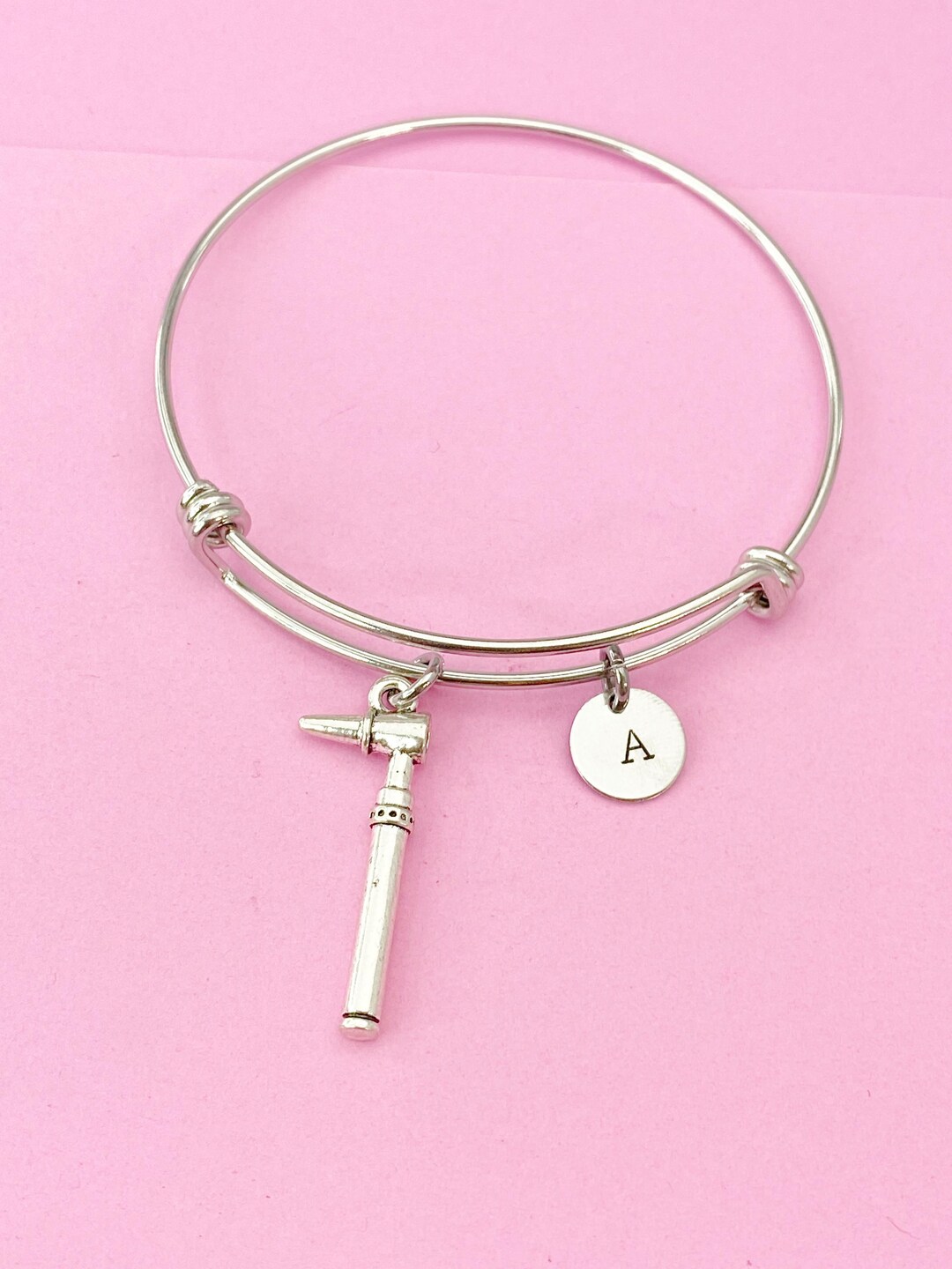 Silver Otoscope Charm Bracelet, Otoscope Charm, Audiology Medical ...