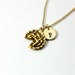 Grandma Necklace Gift Gold Apple Pie Necklace Pie Necklace - Etsy