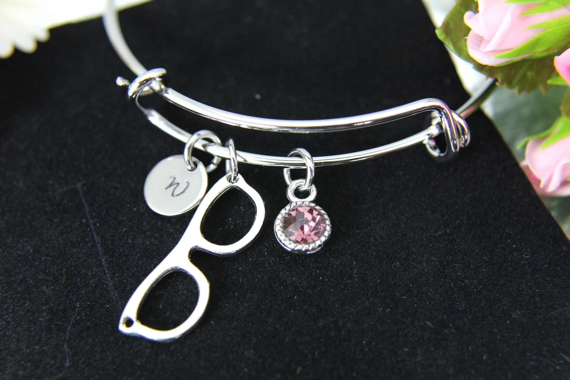 Optometrist Bracelet Eyeglasses Charm Optometry Gift - Etsy